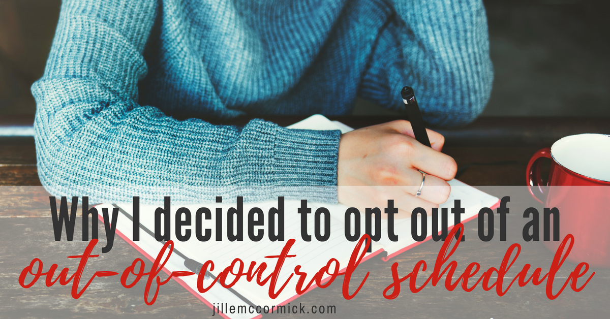 You have permission to opt out