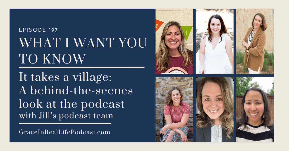 #197: What I Want You To Know: Receiving grace through community ...
